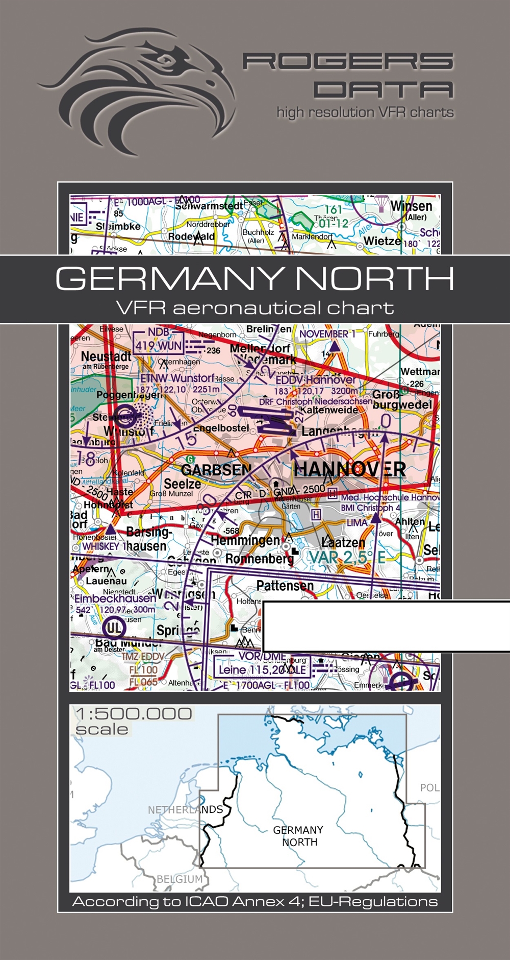 Rogers Data - Germany North VFR Chart
